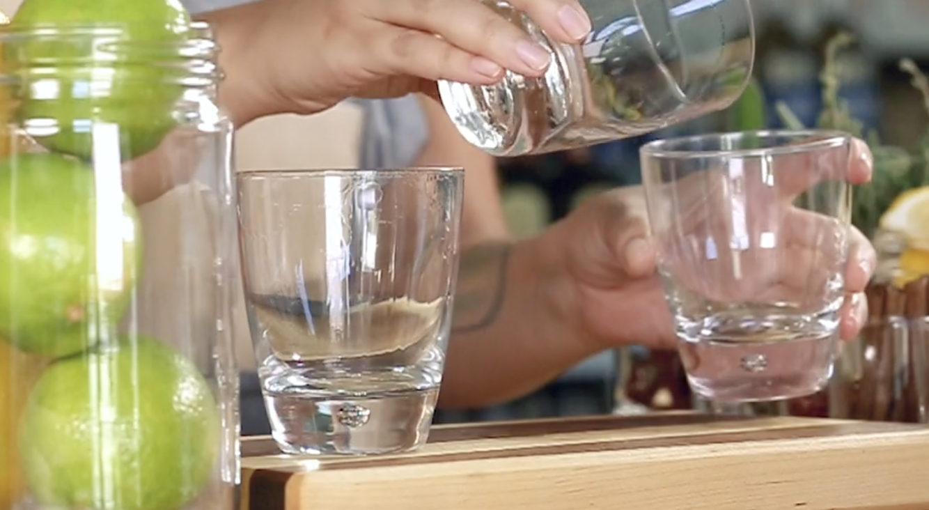 How to Rinse a Glass for Cocktails | Cocktail Courier